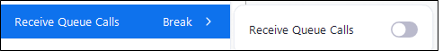 Call Queue- Break- Zoom Phone / ITS Documentation