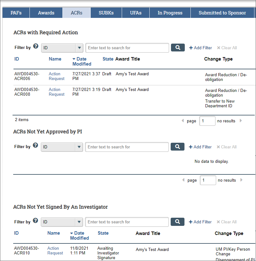 PM_PT_ACRs | ITS Documentation