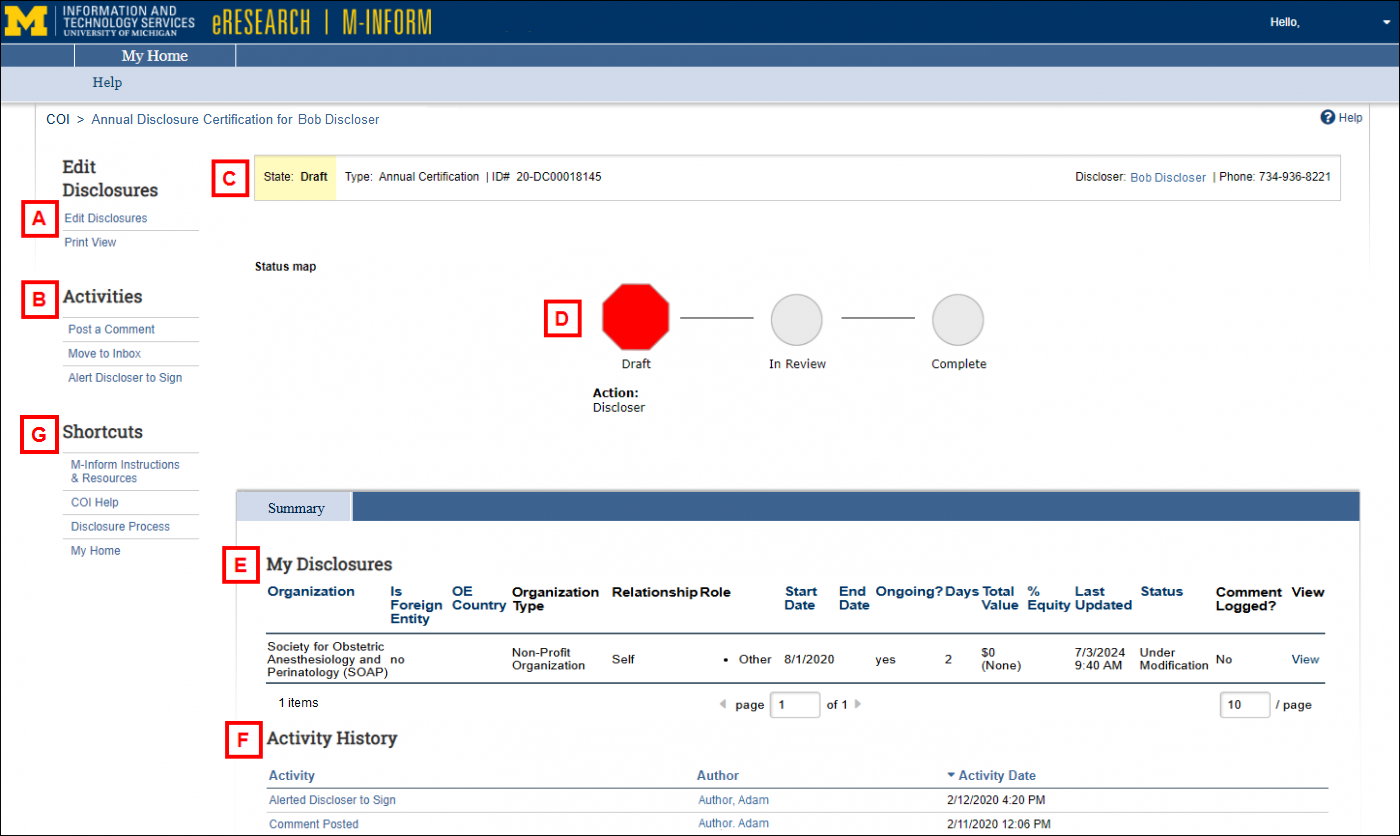 CM_PrepareUpdateOutsideInterestDisclosure2 / ITS Documentation