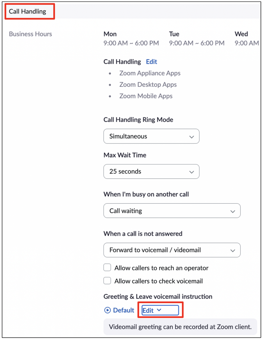 Day 1 Setup Tasks - Zoom Phone at U-M / ITS Documentation