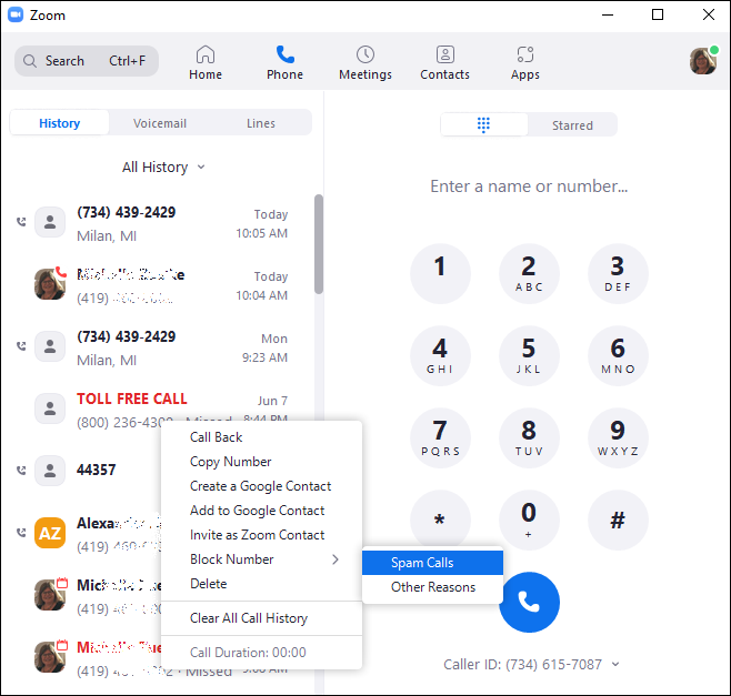 Zoom blocked call 1 | ITS Documentation