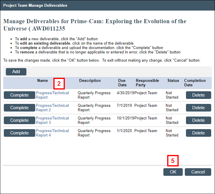 PM_AWD_Deliverables3 | ITS Documentation