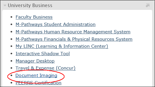 Document Imaging System: Wolverine Access Link | ITS Documentation